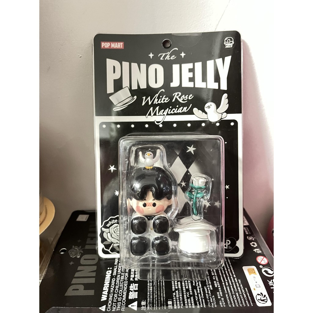 Pop Mart PINO JELLY White Rose Magician Elevator Figure Toy Gift ...