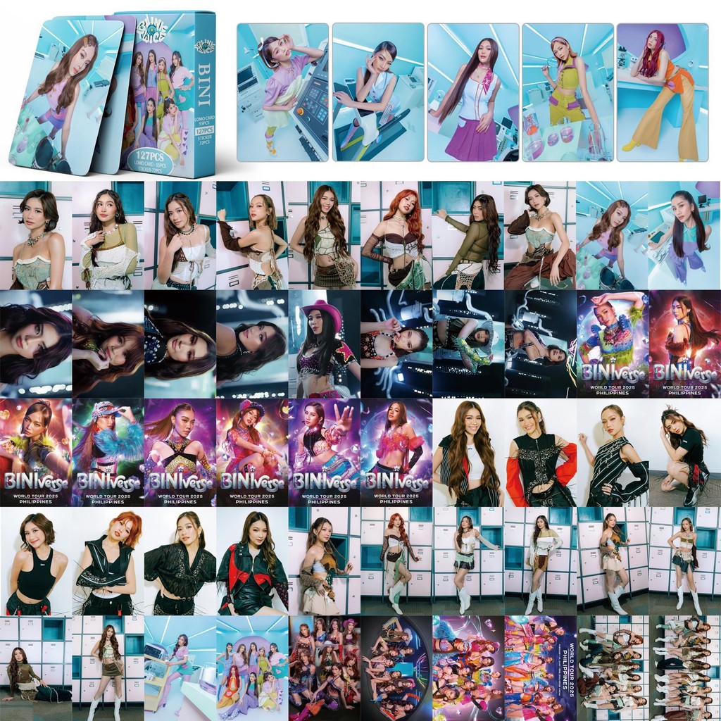 127pcs BINI LOMO CARD Photocard BLINK TWICE LOMO CARD Jollibini ...