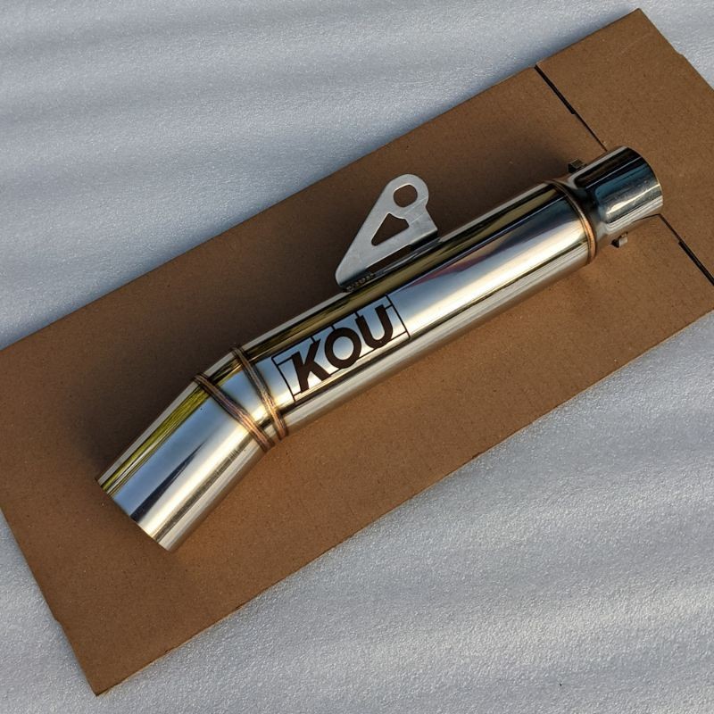 Rs Kou canister pipe exhaust tube type 51mm for Wave 100 110 125 ...