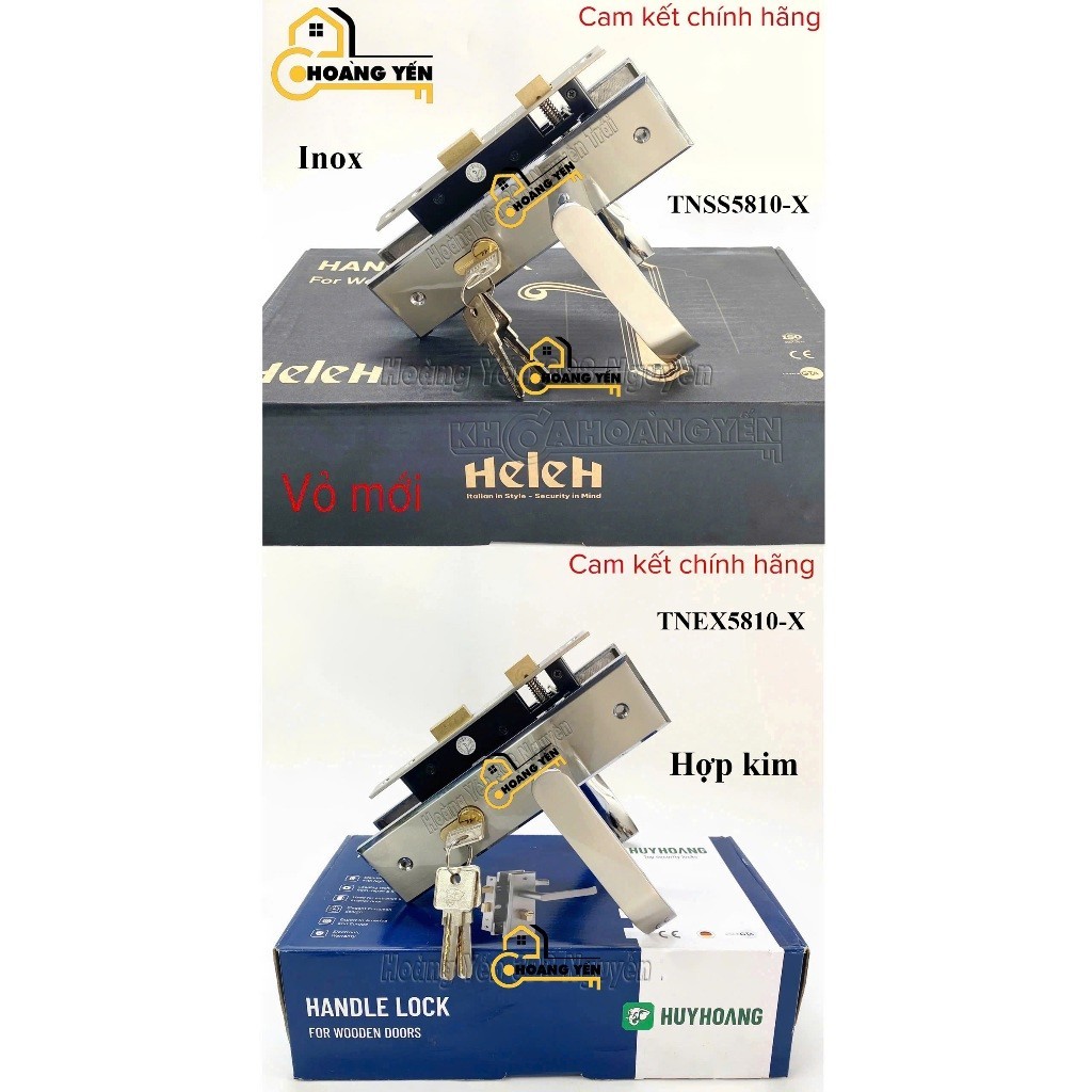 Stainless steel lever lock, Huy Hoang elephant door lock TNEX5810X ...