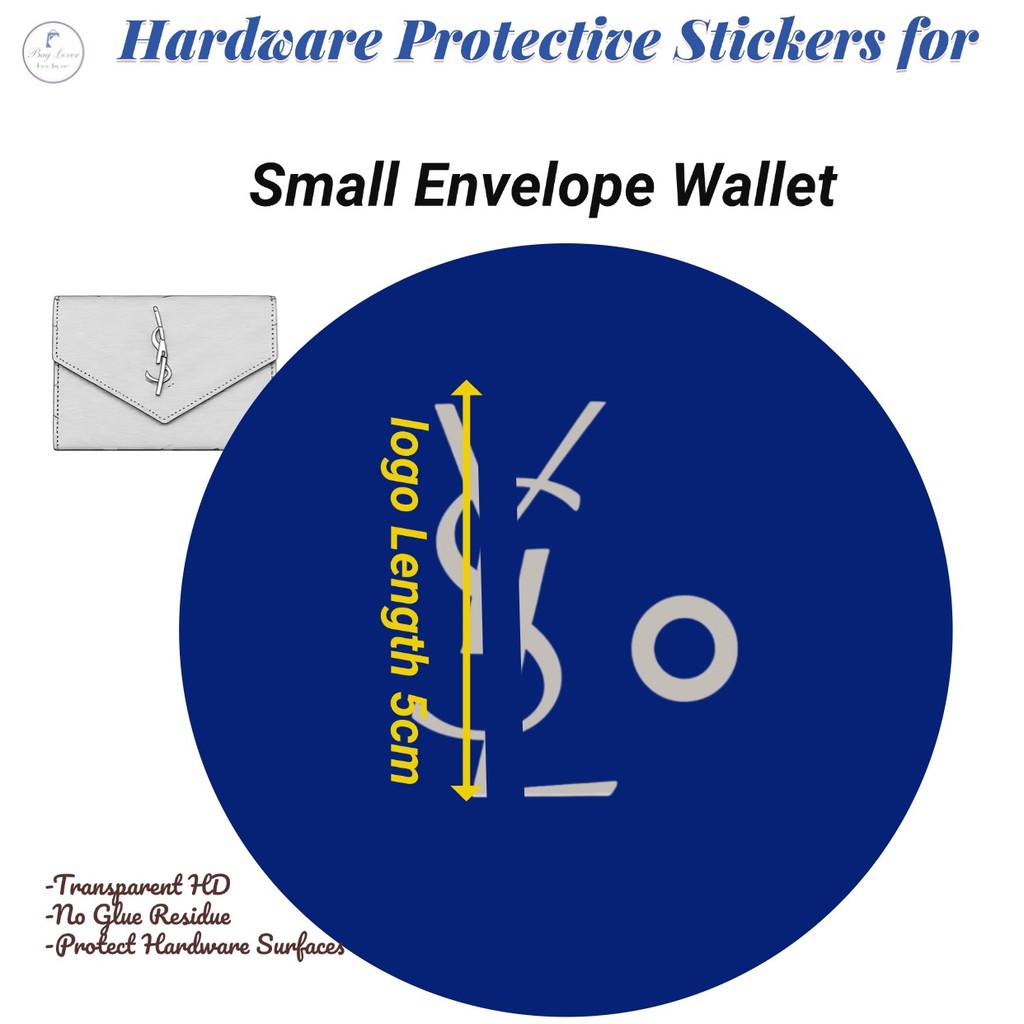 Bag Lover | Hardware Protection Sticker For Small Envelope Wallet Bag ...