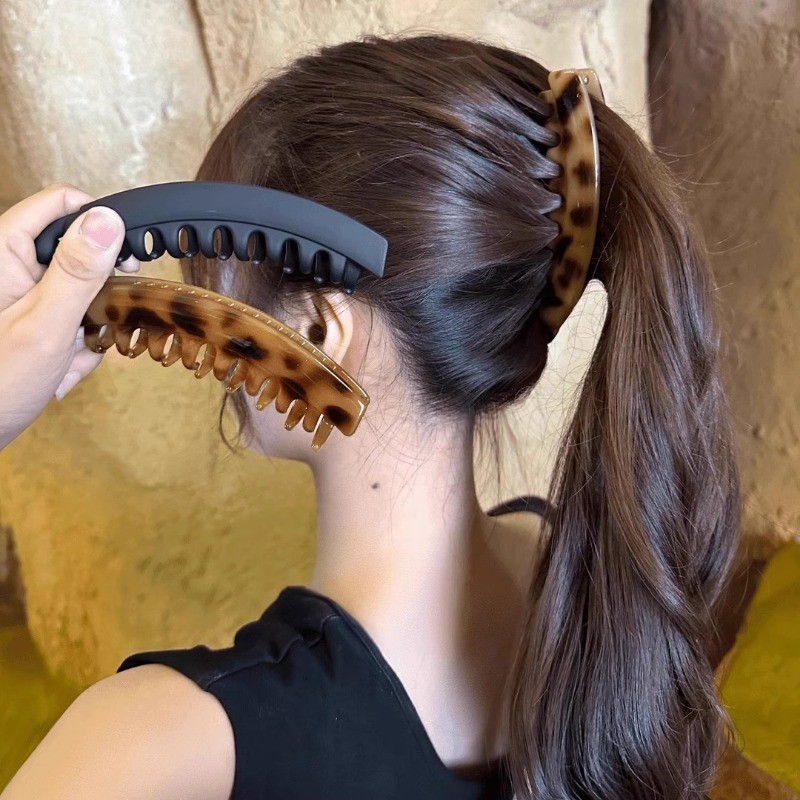 High Ponytail Grips Banana Clip Hair Clip Hairpin Vertical Clip ...