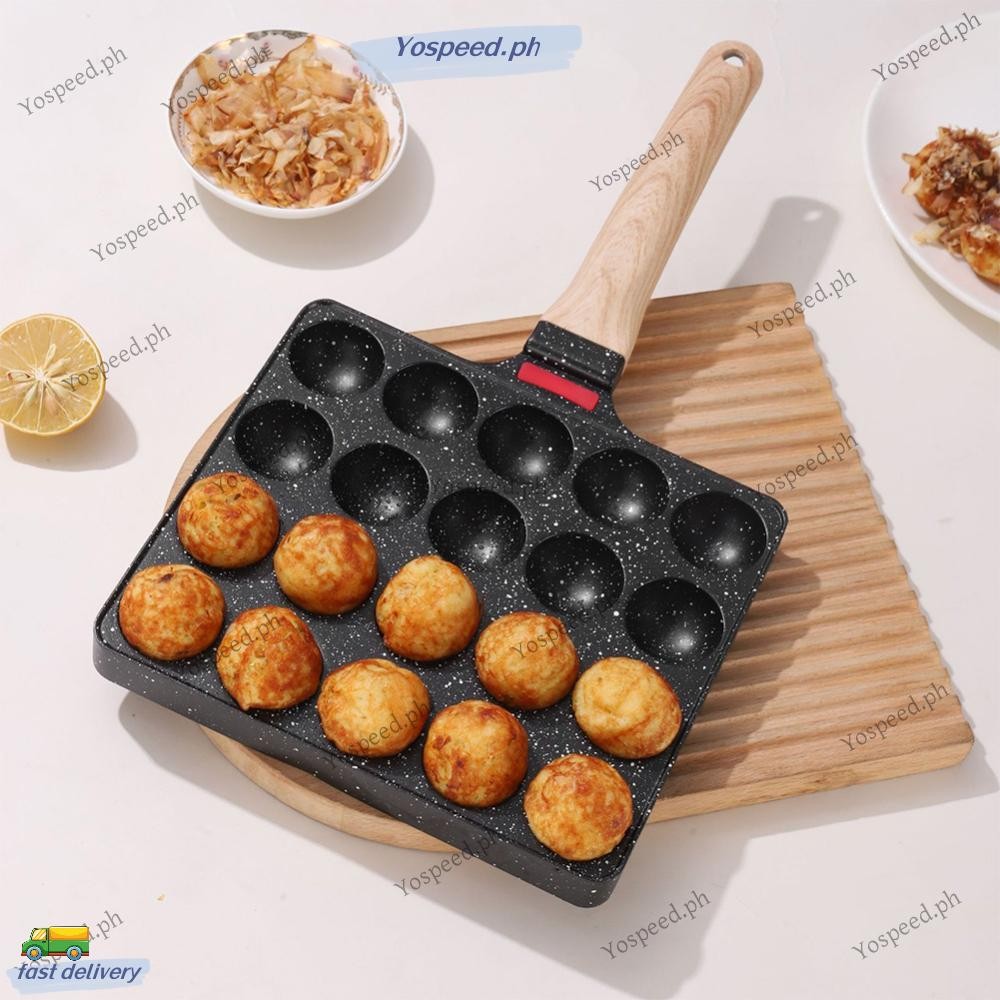 Nonstick Takoyaki Pan 20 Holes Cooking Grill Baking Pan Octopus Ball ...