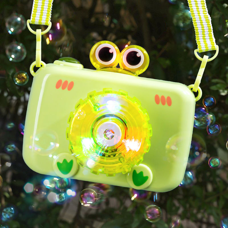 Children Automatic Camera Bubble Machine Little Girl Boy Bubble Water Toy Bubble Gun Blowing ...