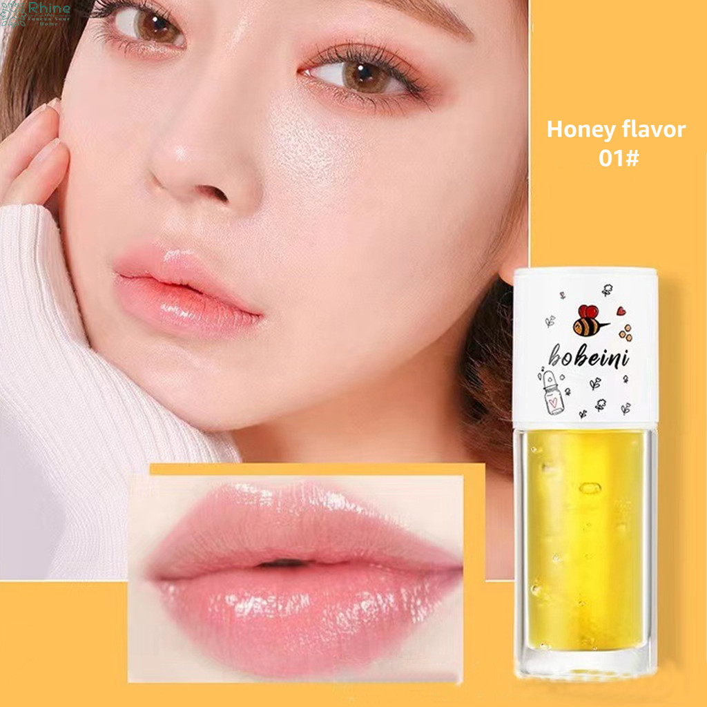 Rhine Peach Milk Honey Lip Oil Relieves Dry Moisturizing Lip Gloss ...