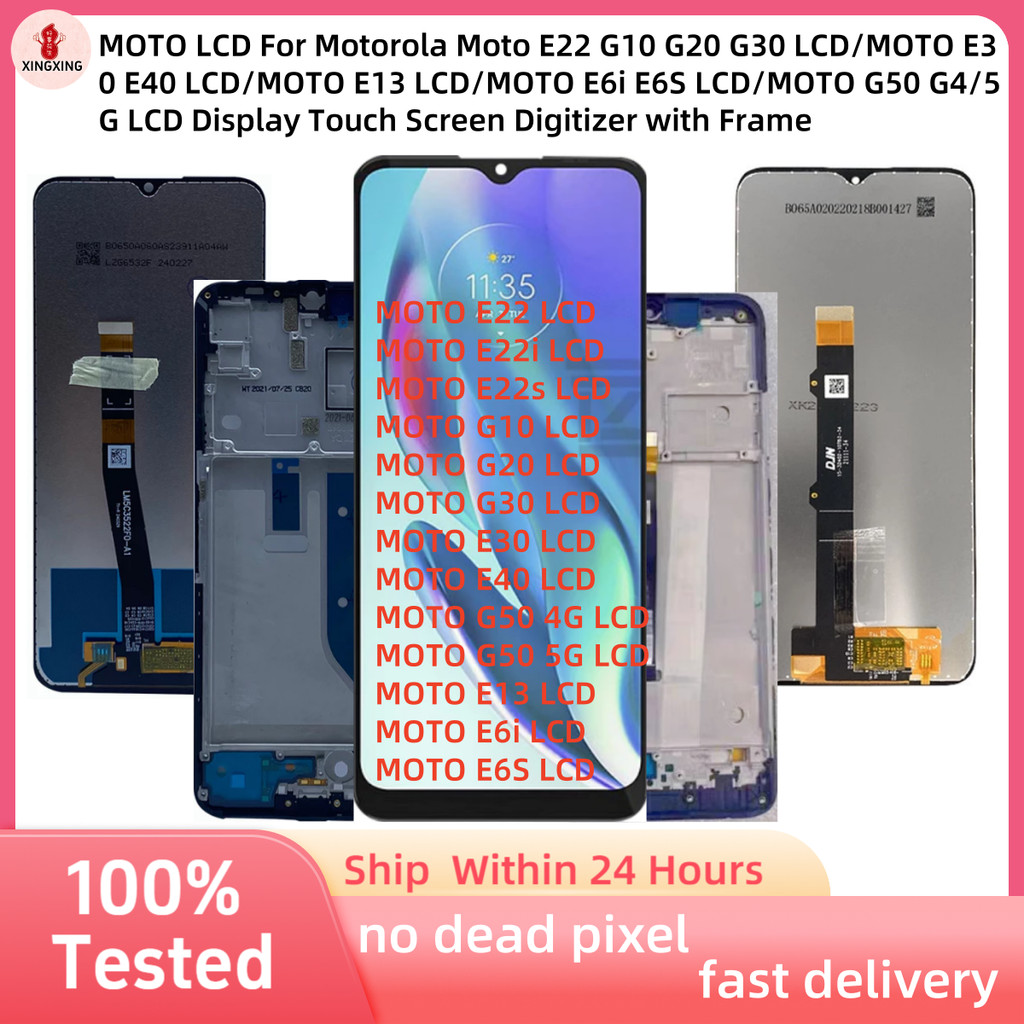 MOTO LCD For Motorola Moto E22 G10 G20 G30 LCD/MOTO E30 E40 LCD/MOTO ...