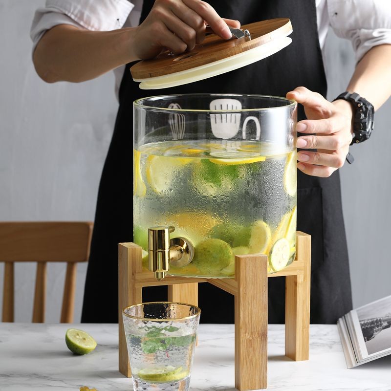 Cold Water Pitcher Glass Wine Bottle Mixing Wine Bucket Beer Beverage ...