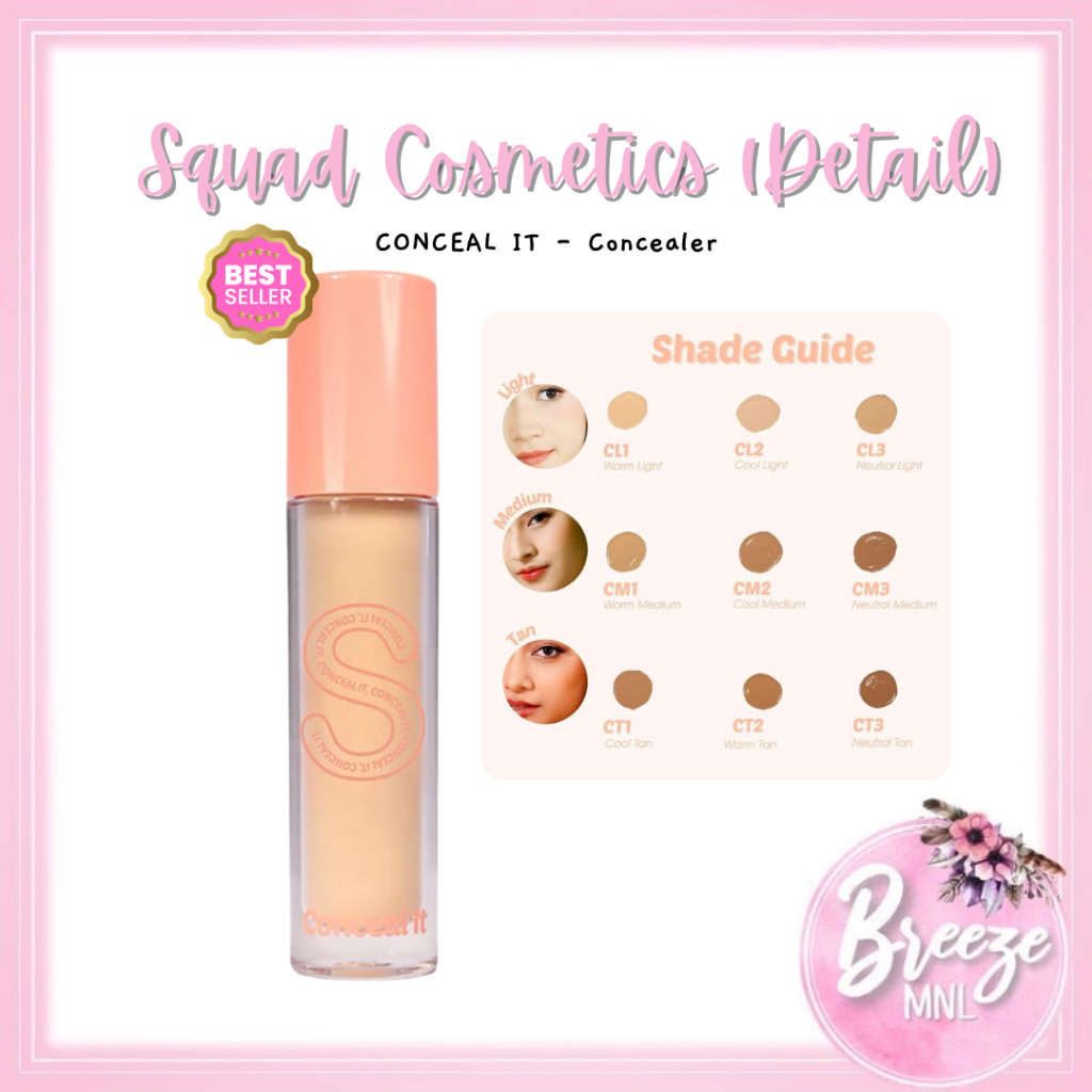 Detail Squad Cosmetics CONCEAL IT Concealer Stick x Breezemnl | Shopee ...