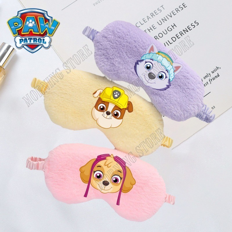 PAW Patrol Plush Eye Mask Anime Print Skye Chase Cute Blackout Sleep ...