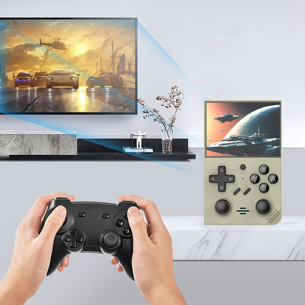 R35 Plus 3.5 Inch IPS Screen Handheld Video Game Console 64GB 10000 ...