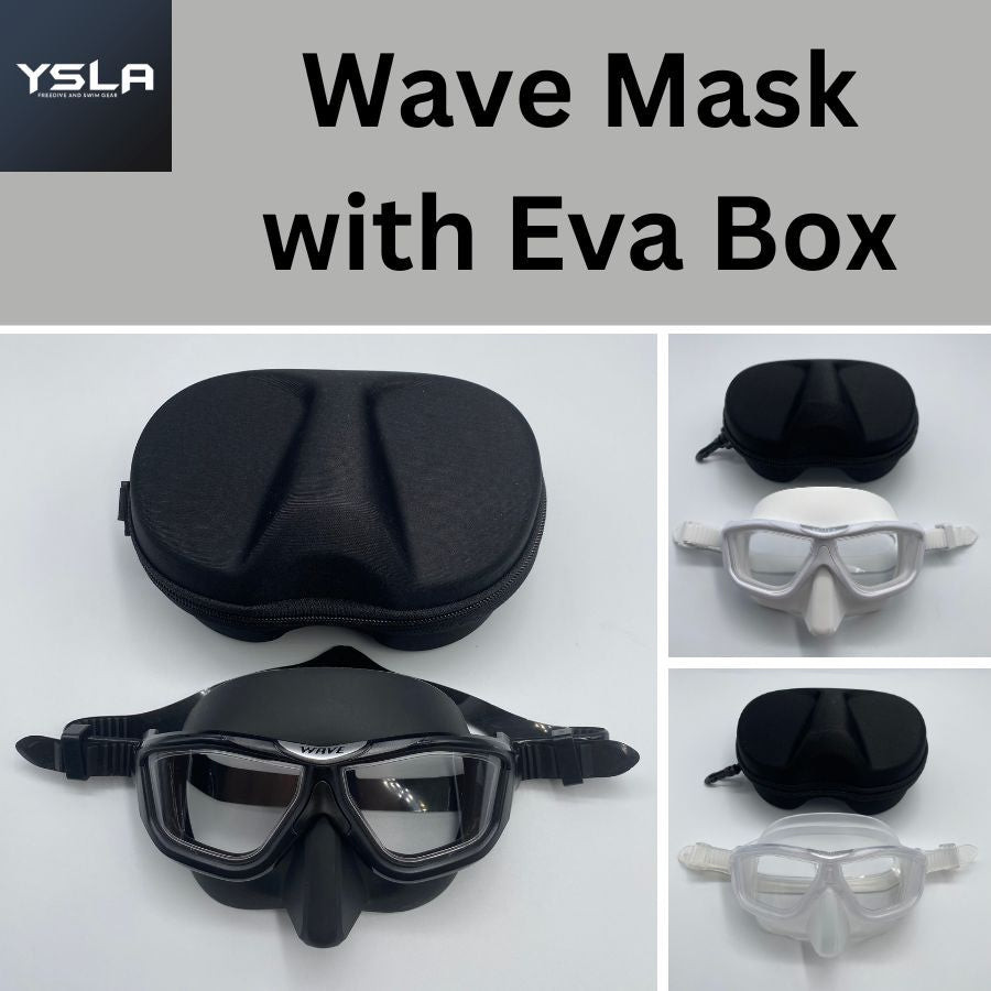 Wave Polycarbonate Lens Low Volume Anti-Fog Silicone Diving Mask with ...
