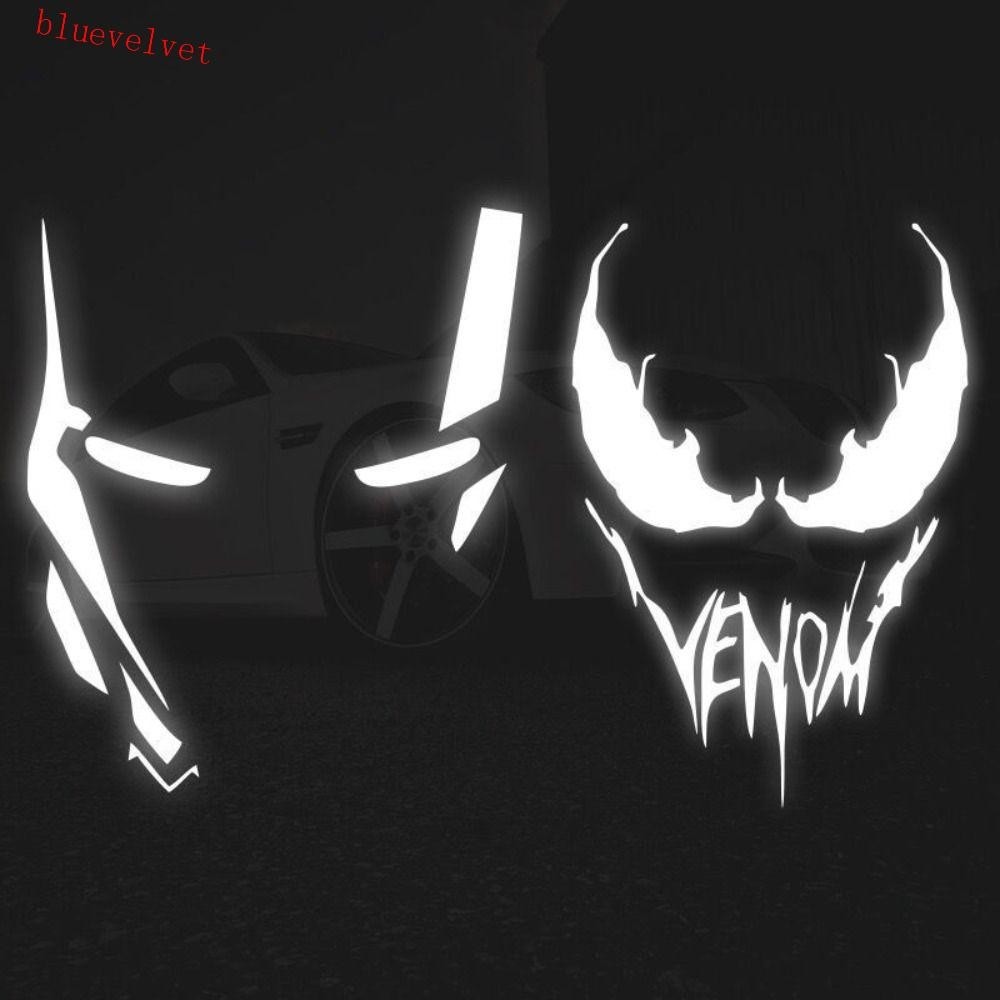 BLUEVELVET Anime Venom Cool Stickers, PET Venom Reflective Venom ...