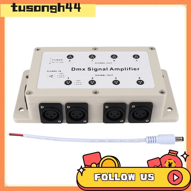 Dc12-24V 8 Channel Output Dmx Dmx512 Led Controller Signal Amplifier ...