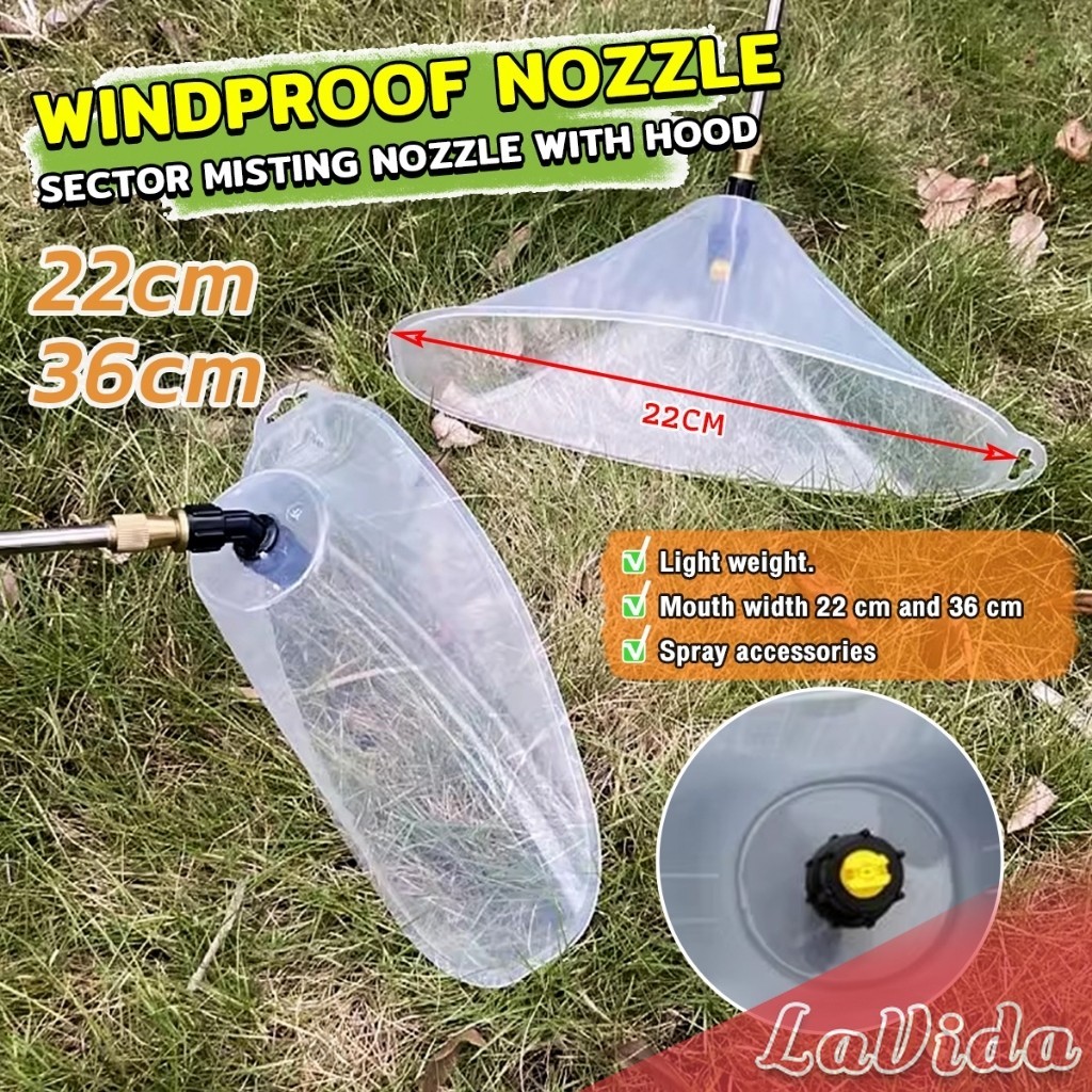 LVD Misting Spray Nozzles Windproof Plastic High Pressure Misting ...