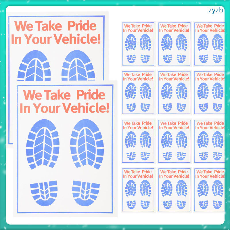 50 Pcs Cars Liners Paper Vehicle Floor Mats for Automotive Pad Kraft ...
