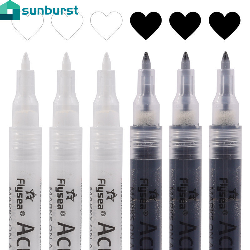 Acrylic Paint Pens - Building Marker Pen - DIY Rock Ceramic Glass ...