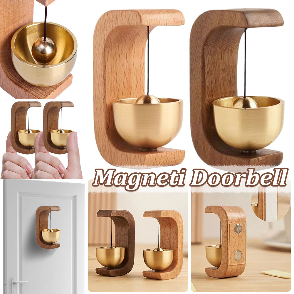 Japanese Style Loud Wind Bell - Magnetic Hanging Wooden Wind Chimes ...