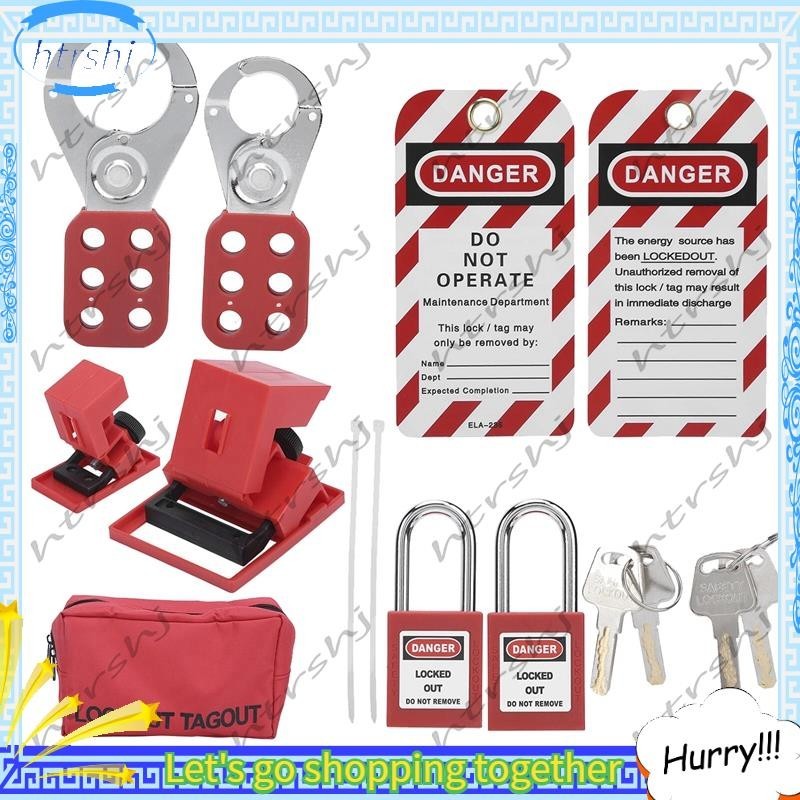 9 PCS Lockout Tagout Locks Tags Set Lockout Station Lock Out Tag Out ...