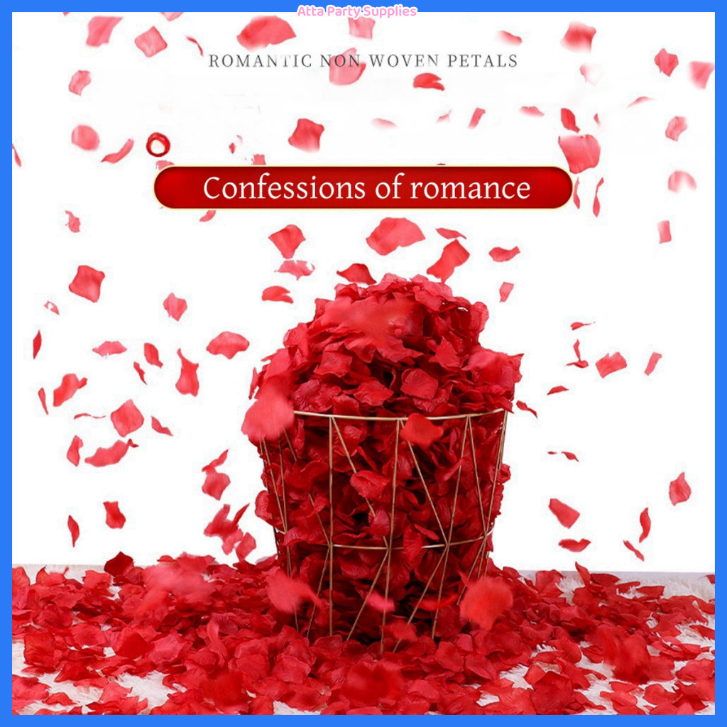 1000pc rose petals/romantic wedding Valentine's Day confession decorate ...