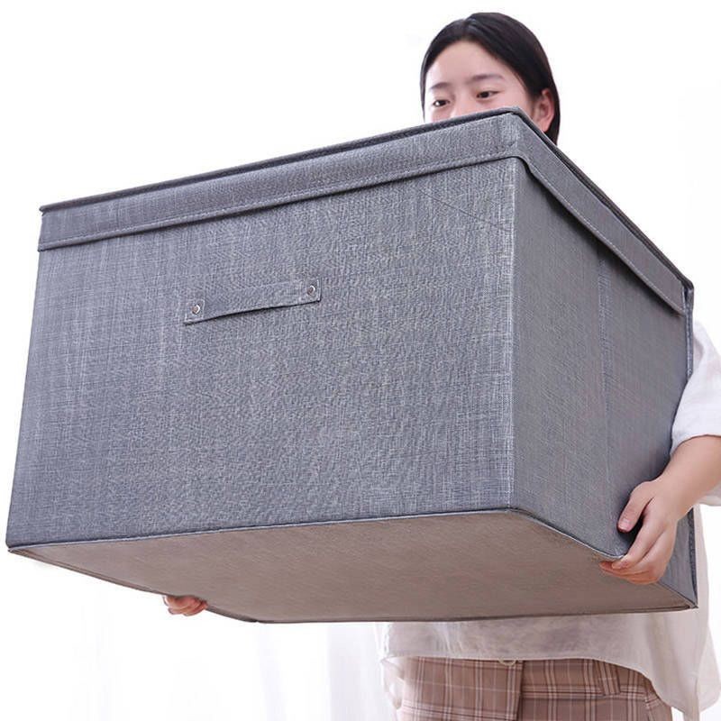 Dust-proof Foldable Wardrobe Storage Box Foldable Large Clothes ...