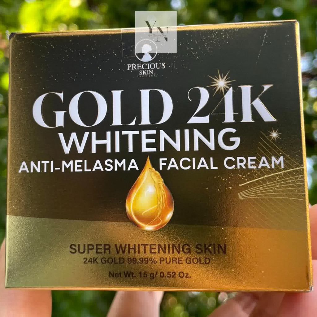 Precious Skin Gold 24K Whitening Anti-Melasma Facial Cream From ...