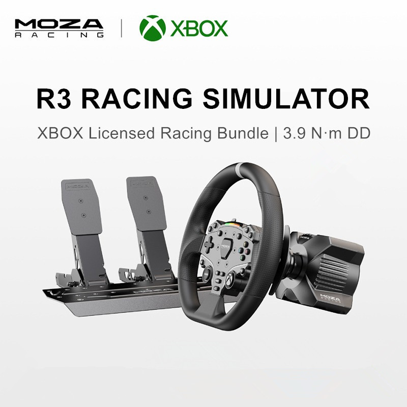 MOZA R3 Bundle Racing Simulator 3.9 N·m Direct Drive Wheelbase With ...