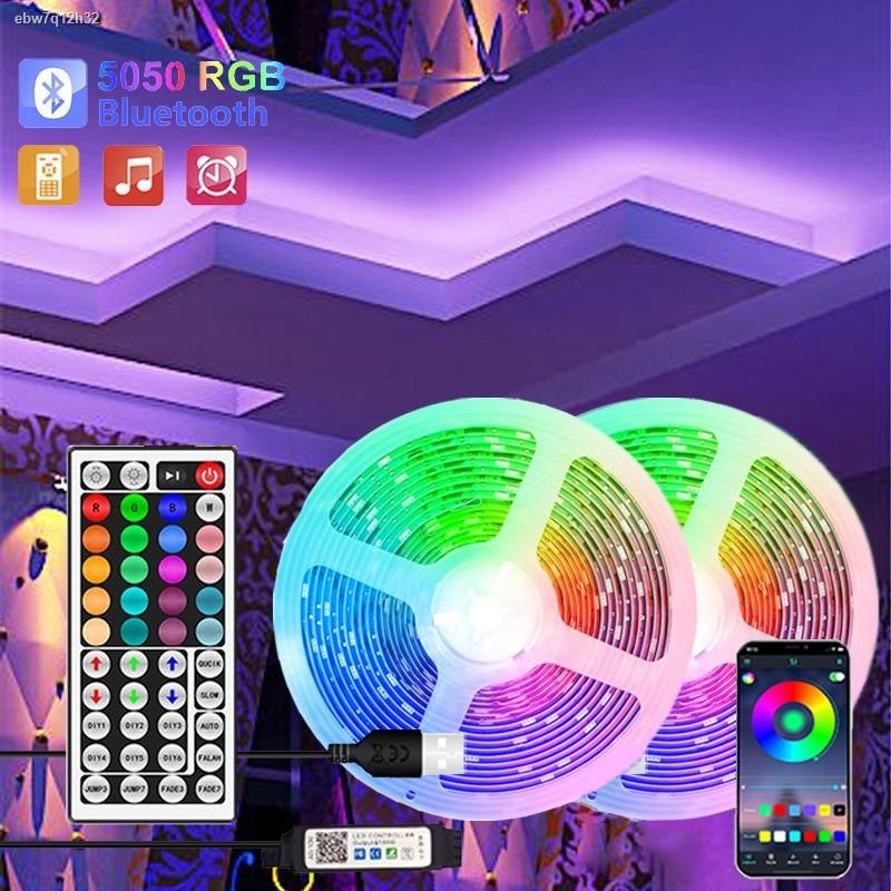 RGB 5050 LED Strip Bluetooth Smart LED Tape Decor for Room 10m 15m 20m ...