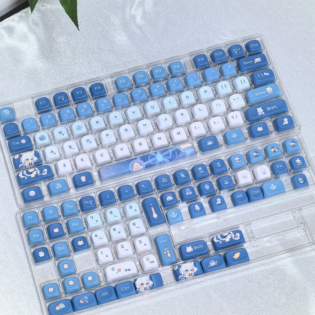 Genshin Impact Original Furina Meow Keycap MOA Profile Five-side ...