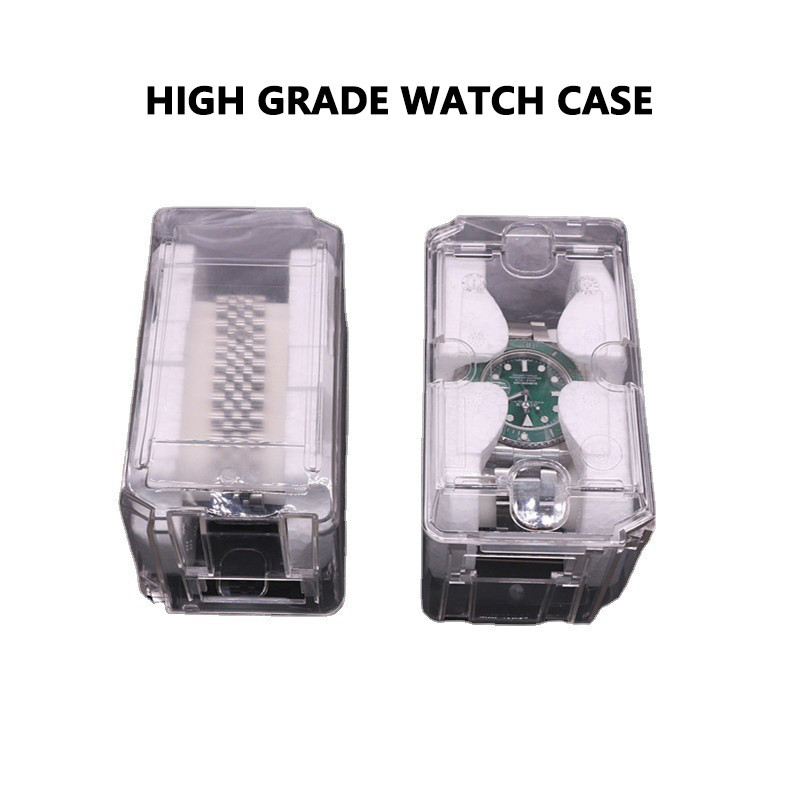Transparent watch packaging box water ghost mechanical watch transport ...