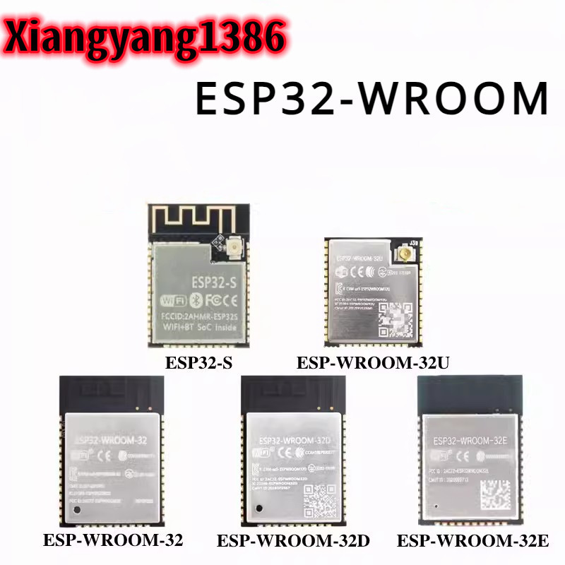 ESP32 module WiFi Bluetooth dual-mode dual core CPU ESP-WROOM-32U/32D/32E ESP-32S | Shopee ...
