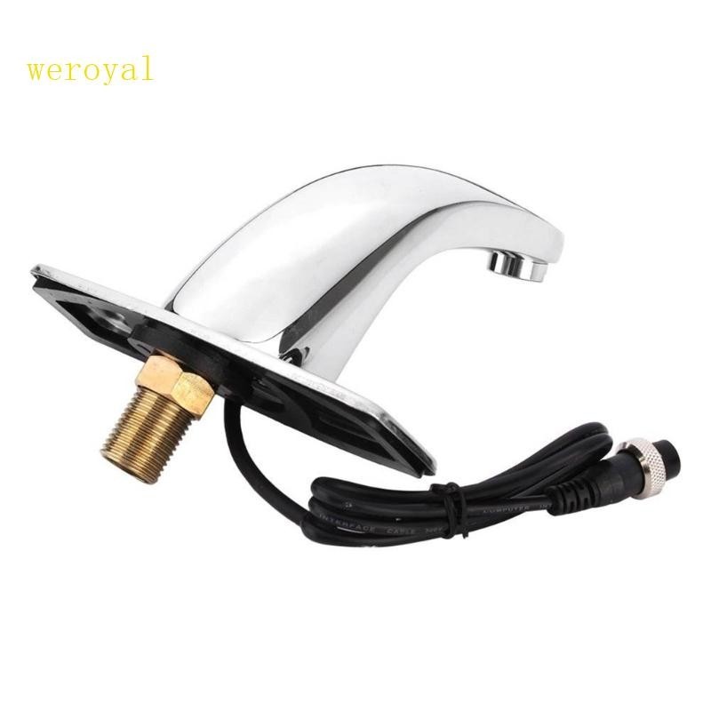 weroyal Bathroom Induction Tap Automatic Sensor Faucets Touchless Water ...