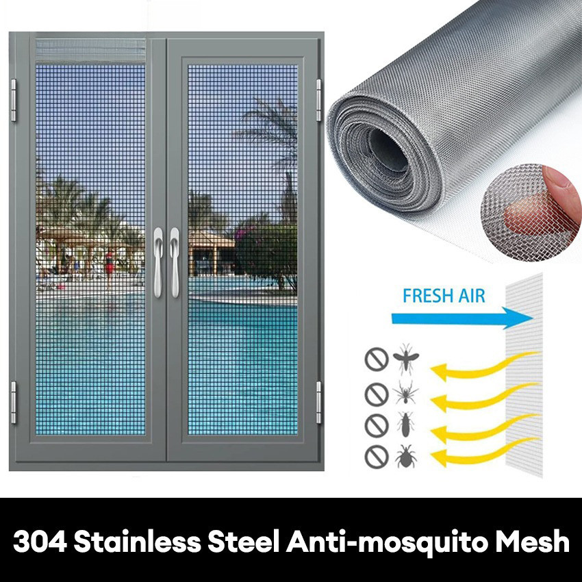 304 Stainless Steel Woven Mesh Wire Mesh Window Mesh for Door Screen ...