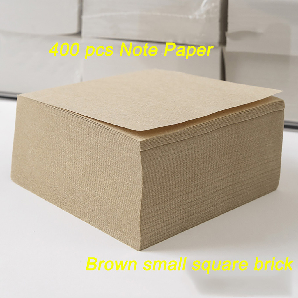 400 Sheets Thick Note Paper Blank Scratch Paper Tearable Square Note ...