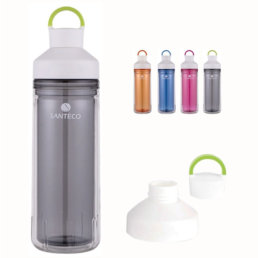 [SANTECO] OCEAN DOUBLE WALL TRITAN BEVERAGE BOTTLE 590ML | Shopee Philippines