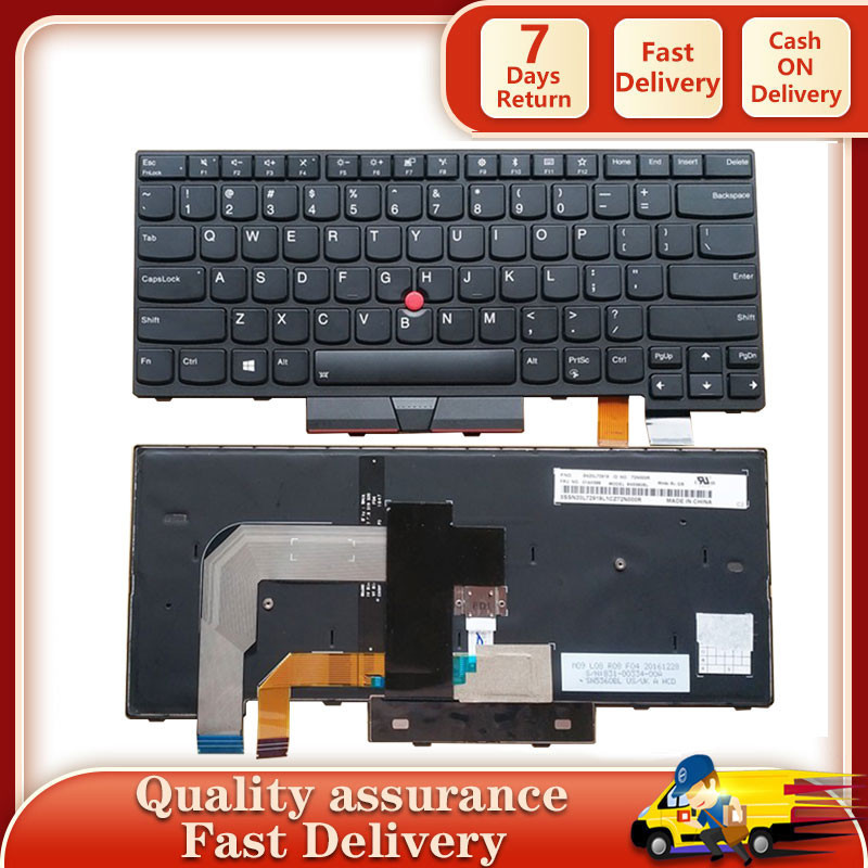 M★-New Laptop keyboard For Lenovo Thinkpad IBM T470 T480 Notebook US ...