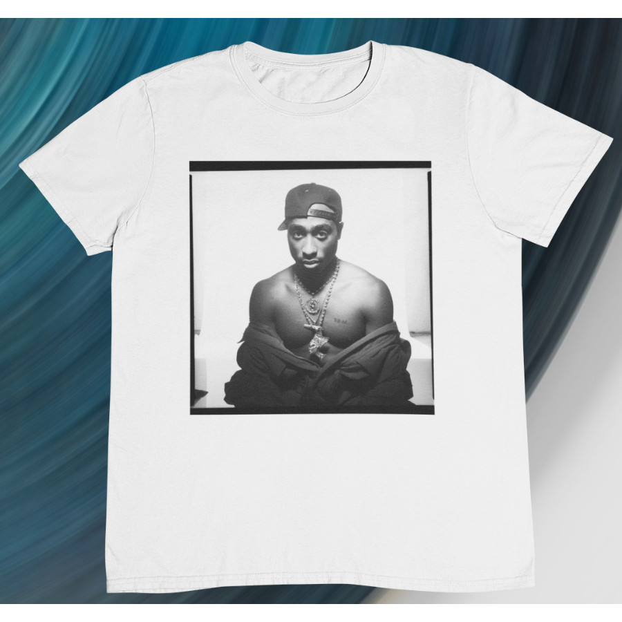 Tupac Shakur T-Shirt, Hip Hop American Rapper 2Pac Music Men Mens Adult ...