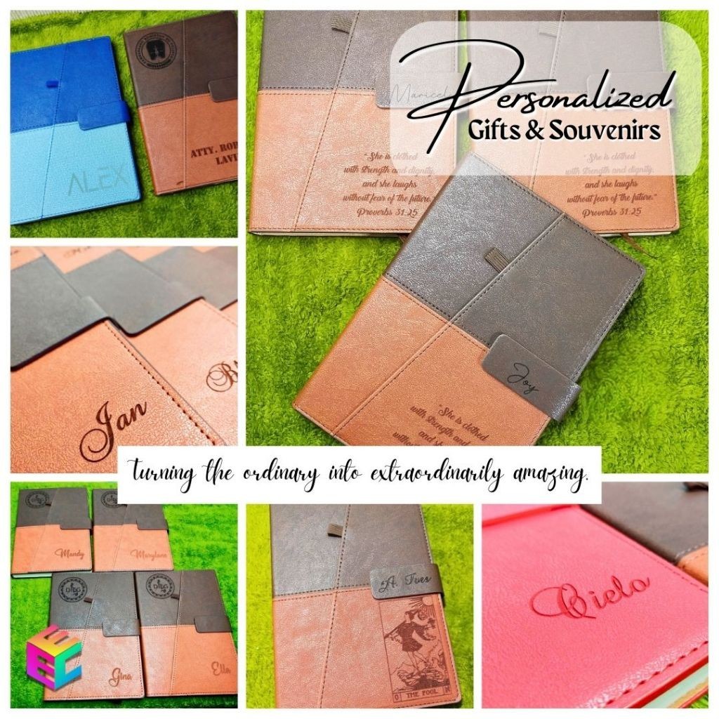 Personalized Leather Notebook | INCLUDES Name Engraving | Laser ...