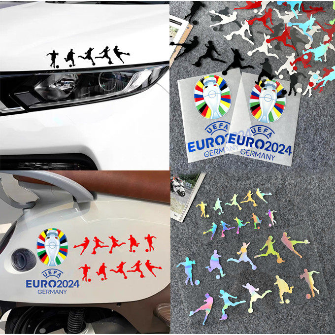 Decorative Stickers European Cup logo / Football kicking stickers Car ...