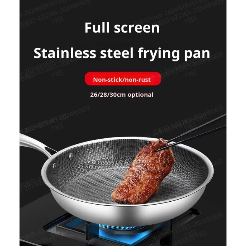 Honeycomb NonStick Frying Pan Frying Pan for Frying Sautéing and ...
