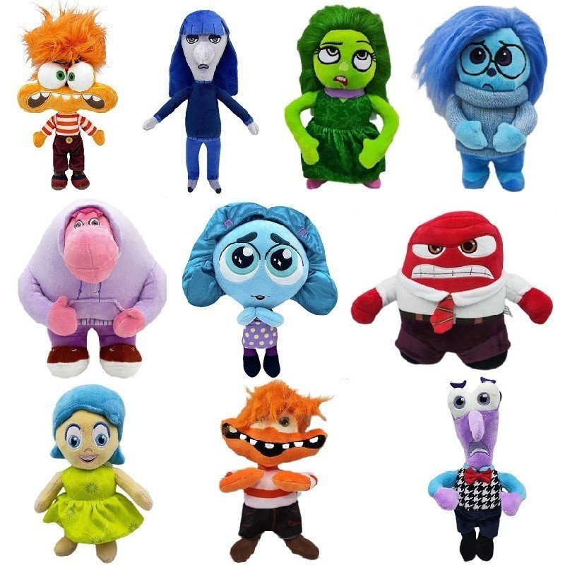Inside Out 2 Plush Toys Game Related Products Sadness Joy Fear Disgust ...