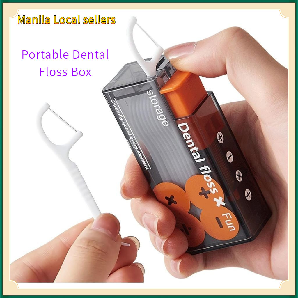 Portable Dental Floss Box Automatically Pops Out Refillable dental ...