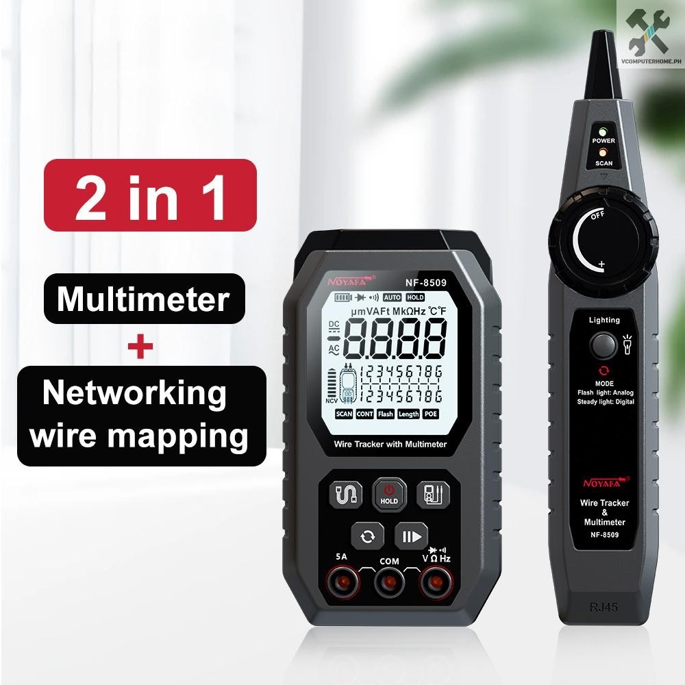 vcthph NOYAFA Network Cable Tester Wire Tracker with Multimeter ...