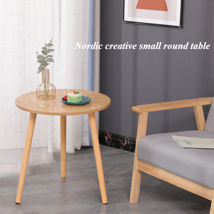 Nordic Table Home Living Room Small Round Table Coffee Table Simple ...