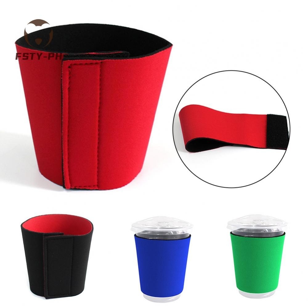 Reusable Coffee Cup Sleeve Neoprene Material Heat Resistant Comfortable ...