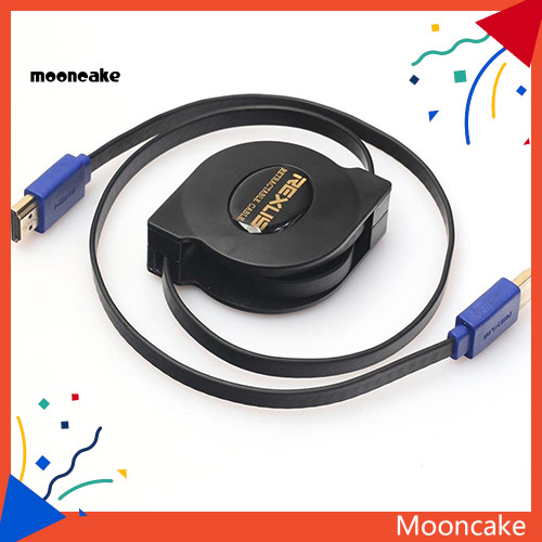 mooncake| Retractable High Speed HDMI-compatible Cable Male To Male for ...