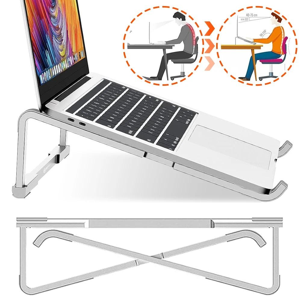 Foldable Laptop Stander - Portable Adjustable Notebook Bracket Support ...
