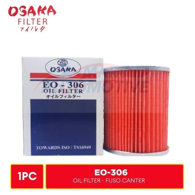 Osaka EO-306 Oil Filter Fuso Canter 4DR5 4D30 6DR5 | Shopee Philippines