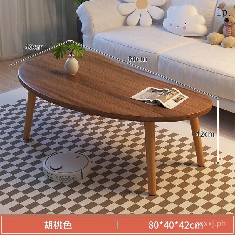 Coffee Table Home Living Room Curved Table Rental House Small Apartment ...