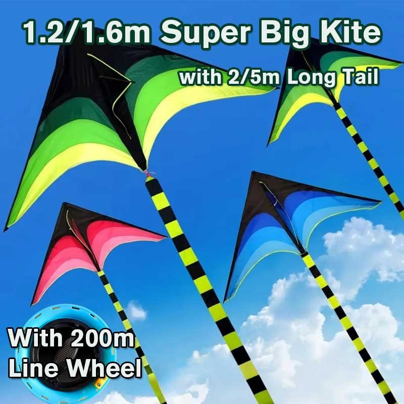 1.2m/1.6m Large Flying Kite Long Tail Ripstop Good Flying Kite with ...