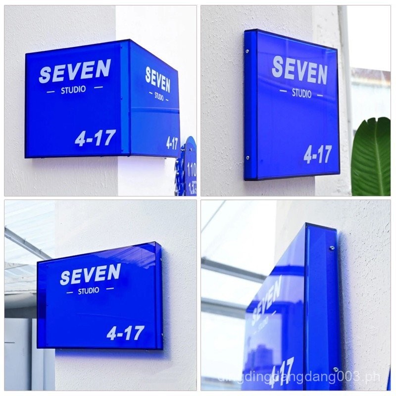 Trendy Klein Blue Acrylic Light Box Customization led Signage ...